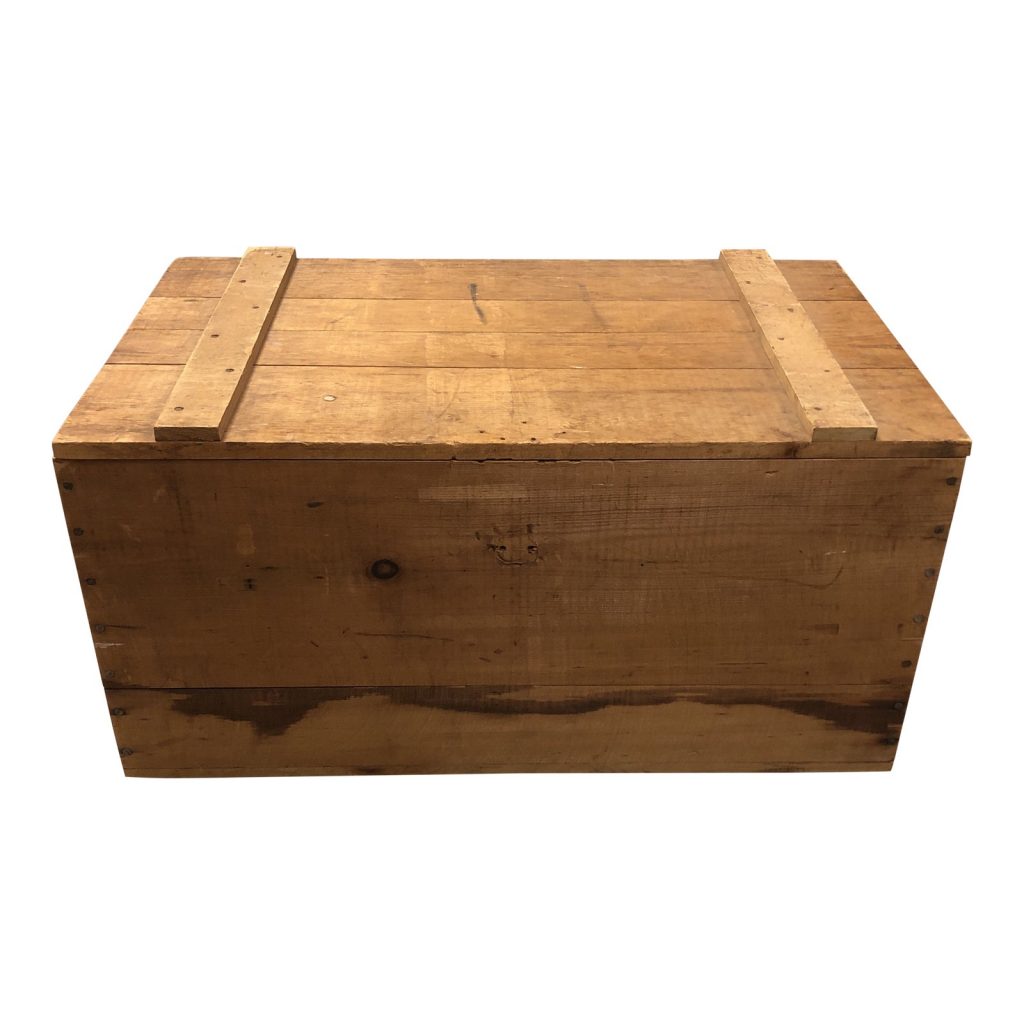 Vintage Solid Wood Chest Trunk - Design Plus Gallery