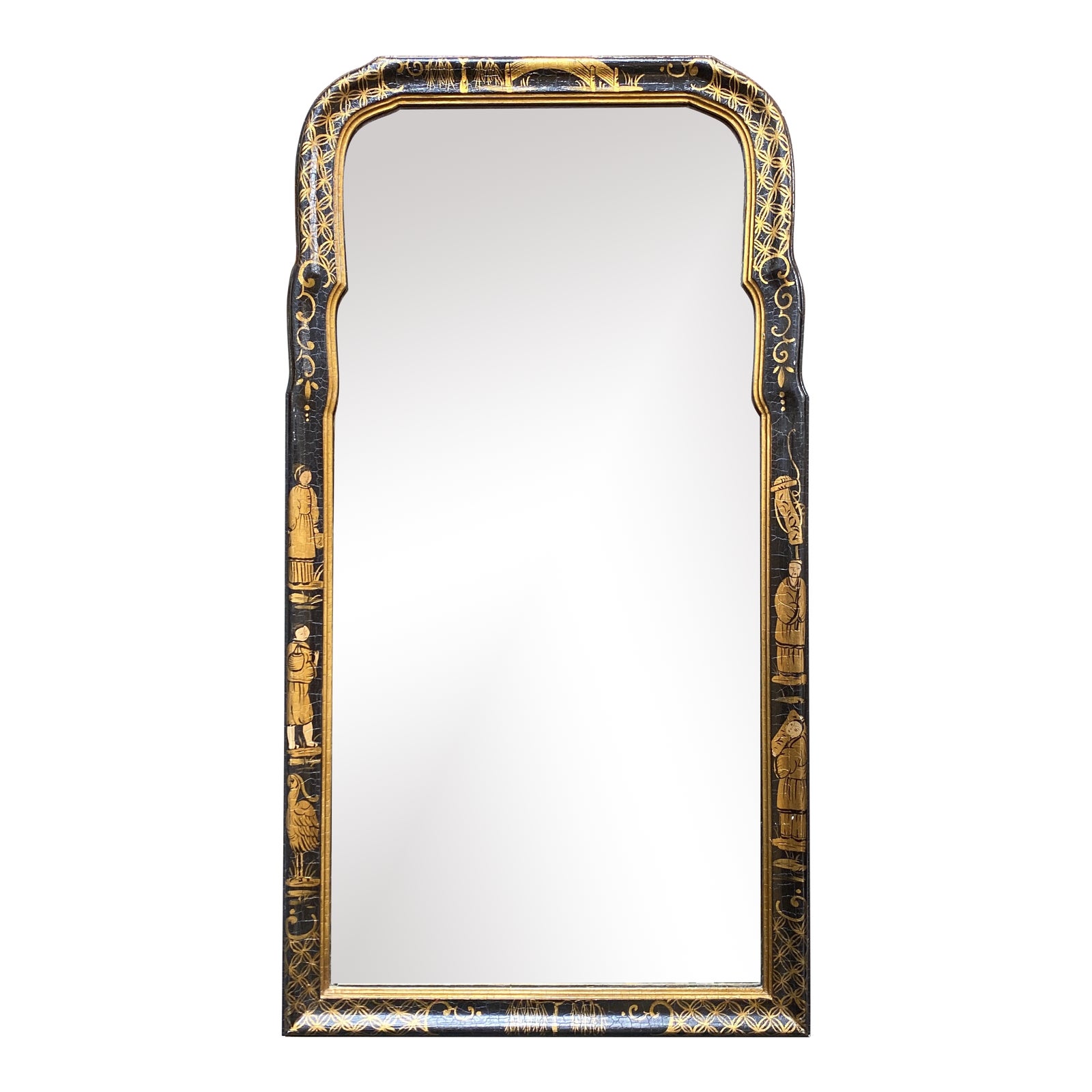 labarge-chinoiserie-hand-painted-wall-mirror-5111 - Design Plus Gallery