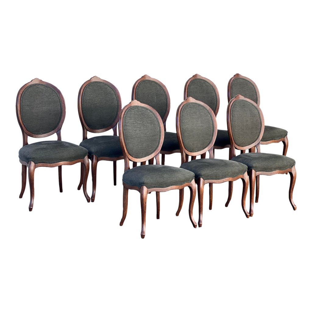 Bau Furniture Oval Back Dining Chairs, Set of 8 - Design Plus Gallery