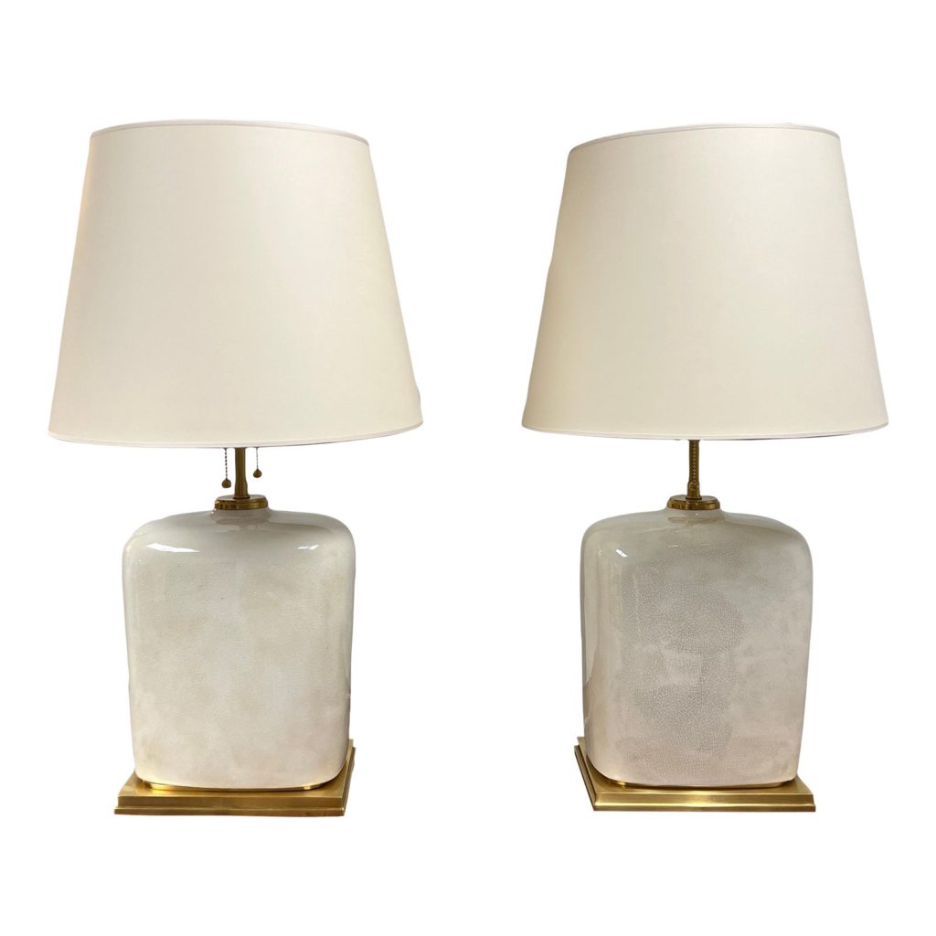 Thomas O'Brien for Visual Comfort Signature Tea Stain Mimi Table Lamps ...