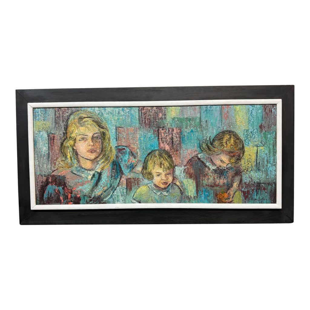 Alice De Boton Grande Souer Encaustic Portrait, Framed - Design Plus ...