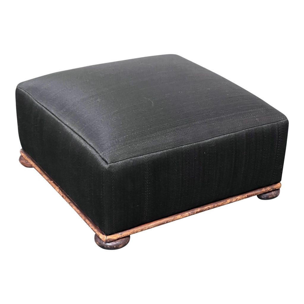 Antique Tweed Short Foot Rest. Original Price: $450 - Design Plus Gallery