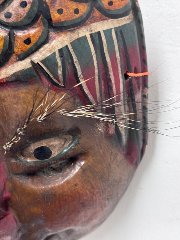 Mexican Guerreo Mask With Bat on Nose - Design Plus Gallery