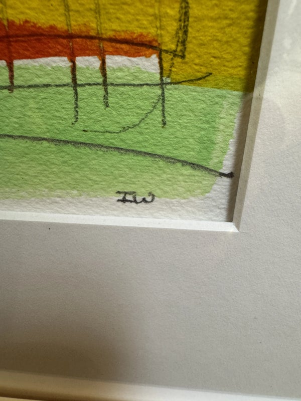 Isabel Wyatt “Color Format 1” Custom Framed Painting - Design Plus Gallery