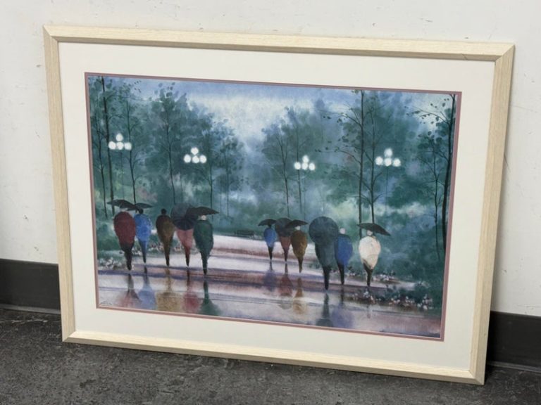 Circa 1995 Russ Erickson "A Walk in the Park", Print - Design Plus Gallery