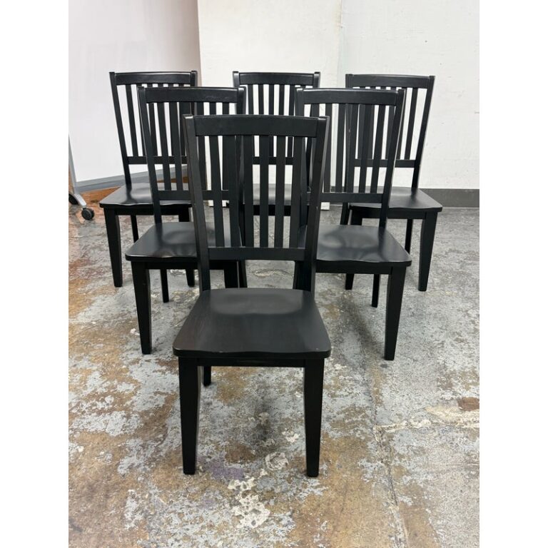 Shaker-Style Dining Chairs, Set of Six - Design Plus Gallery