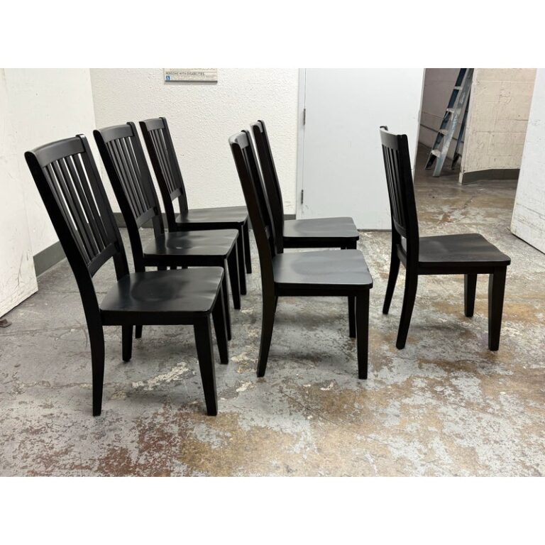 Shaker-Style Dining Chairs, Set of Six - Design Plus Gallery