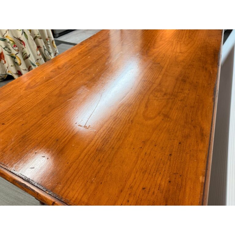 French Country Desk With Carved Cabriole Legs - Design Plus Gallery