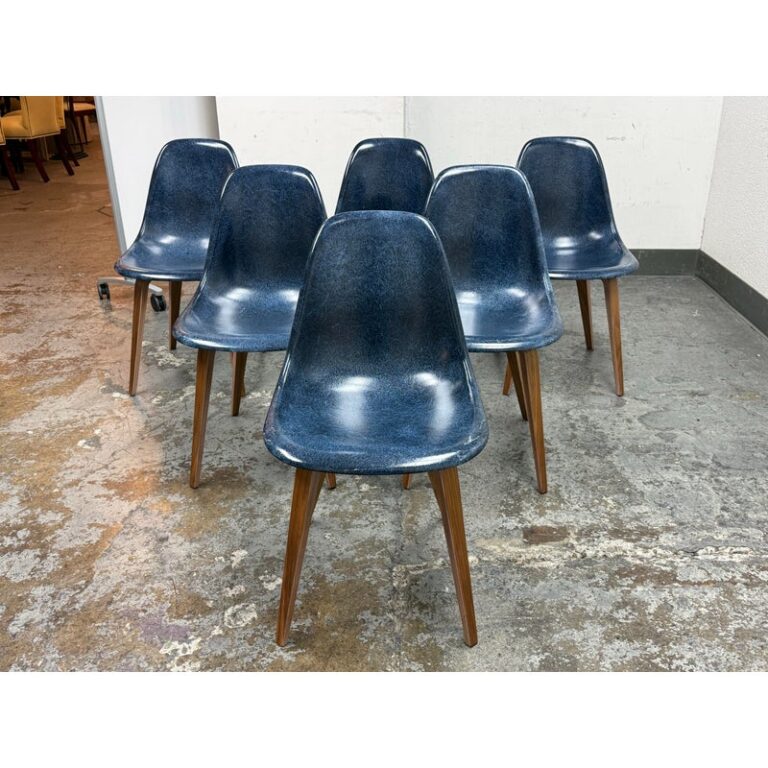 Case Study Furniture Shell Spyder Base Side Chairs, Set of Six. Original Price: $2,760 - Design ...