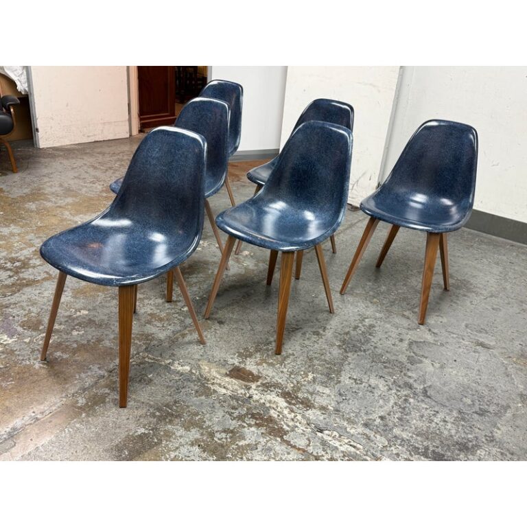 Case Study Furniture Shell Spyder Base Side Chairs, Set of Six. Original Price: $2,760 - Design ...