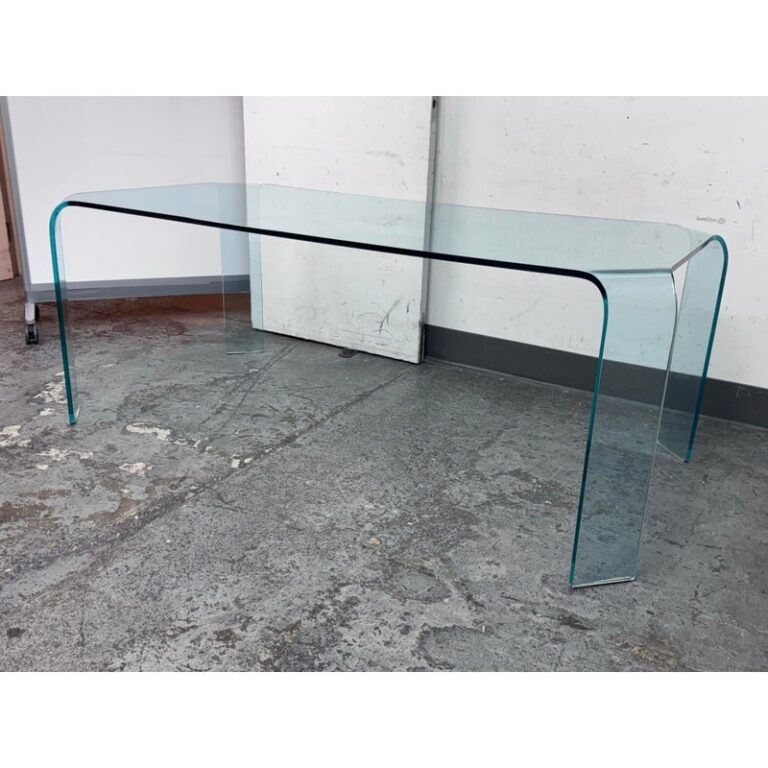Vittorio Livi for Fiam Ragno Glass Dining Table. Original Price: $9,600 ...
