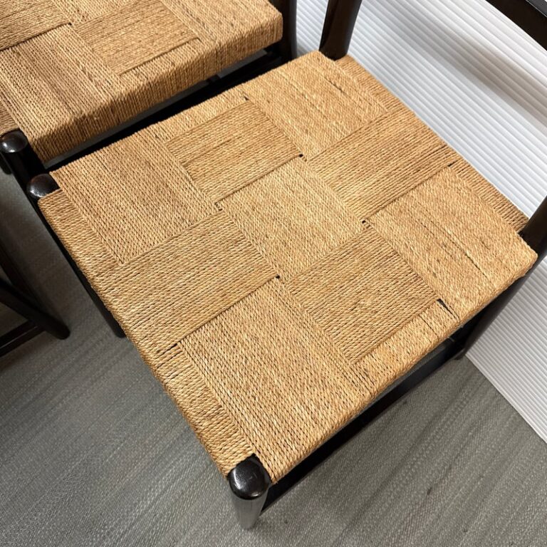 Rustic Farmhouse Ladderback Dining Side Chairs, Set of Four - Design ...