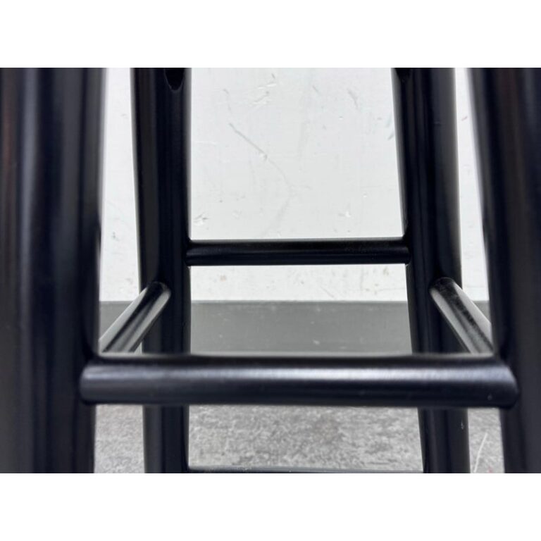 Hand Painted Grape + Pear Top Wood Counter Stool - Design Plus Gallery