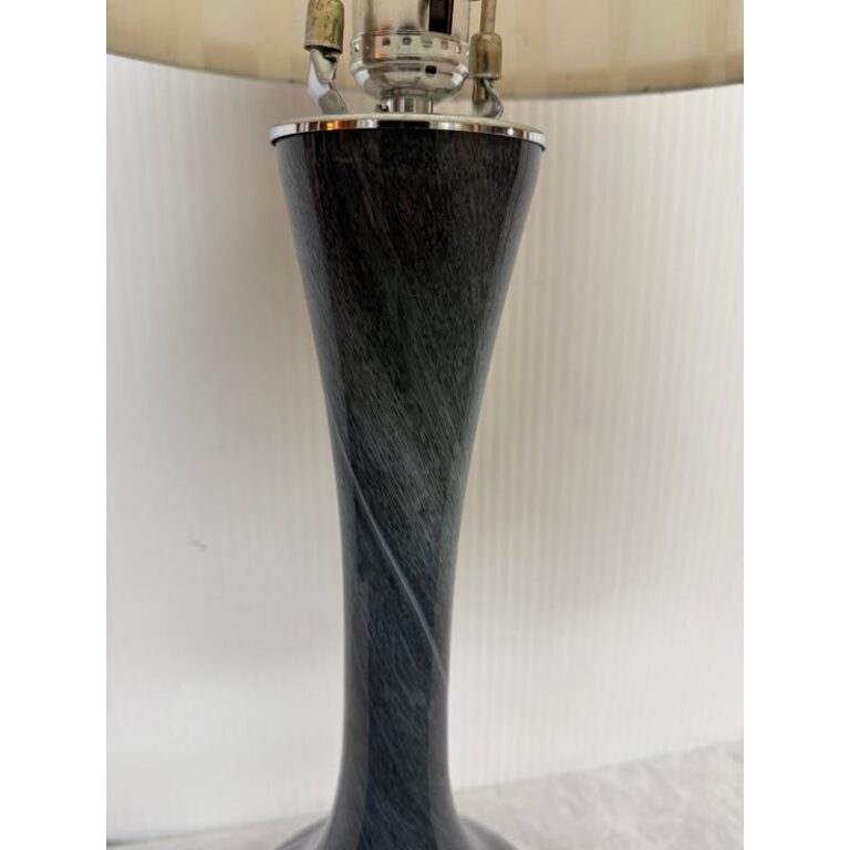 Long Neck Deep Blue Table Lamp - Design Plus Gallery
