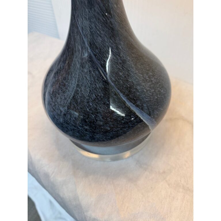 Long Neck Deep Blue Table Lamp - Design Plus Gallery