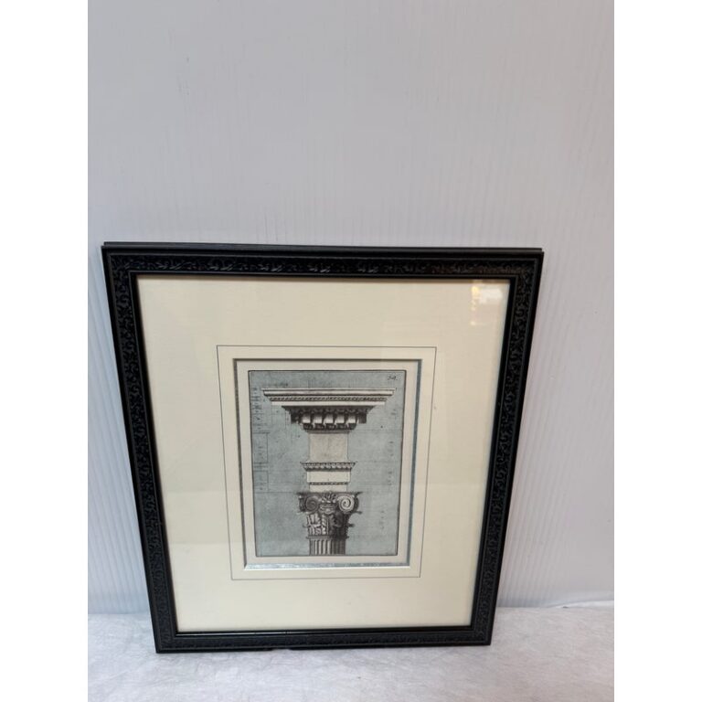 Architectural Corinthian Capital Print, Framed - Design Plus Gallery
