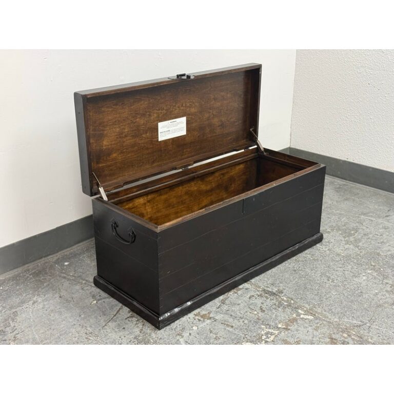 Pottery Barn Emmett Zen Brown Trunk/Coffee Table. Estimate Price ...